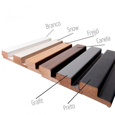 Kit Painel Ripado MDF 45x87cm - Amorecanela Decor